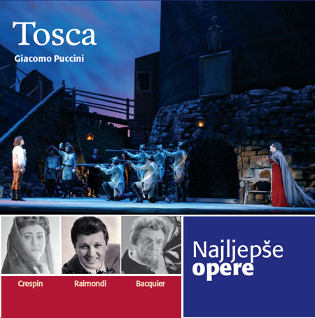 NAJLEPŠE OPERE TOSCA PLUS CD - Giacomo Puccini | MAMUT