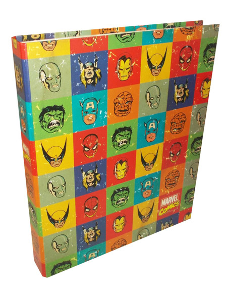 RING BINDER Official Marvel Superhero Heads - | MAMUT