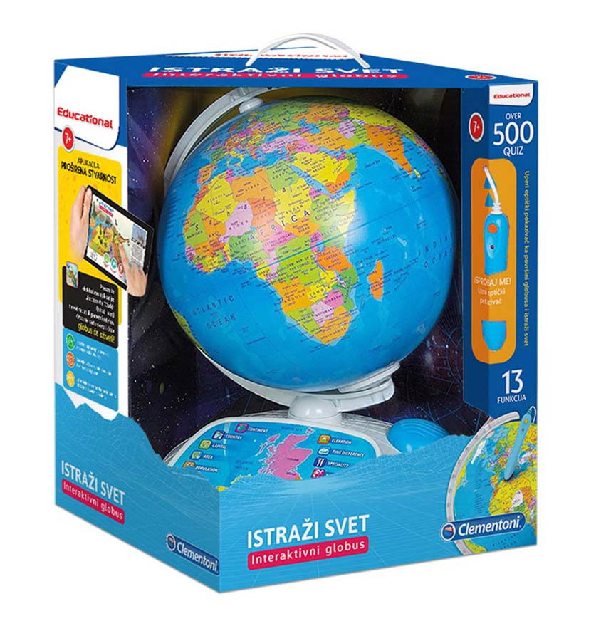 INTERAKTIVNI GLOBUS - Clementioni - | MAMUT
