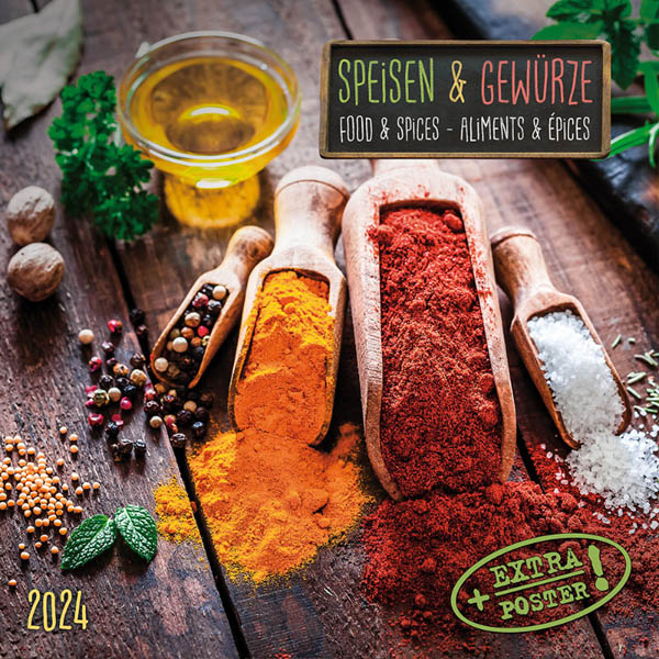 Zidni kalendar FOOD & SPICES 2024 - | MAMUT