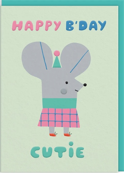 Rođendanska čestitka CUTIE MOUSE - | MAMUT