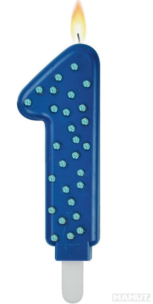 Rođendanska svećica BROJ 1 - | MAMUT