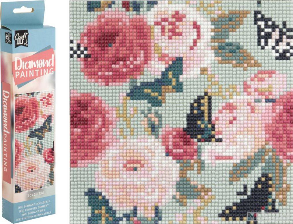 Bockalica - bojanka CVEĆE, 20x20cm - | MAMUT